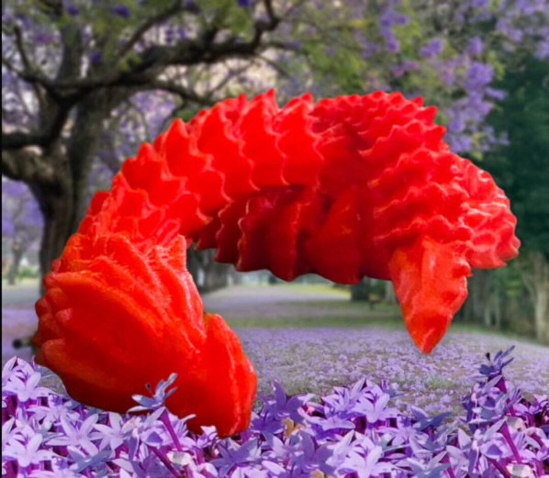 Charlie the Big Red Dragon - Etsy