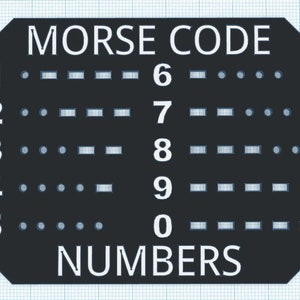 Morse Code Numbers Add-on - Etsy