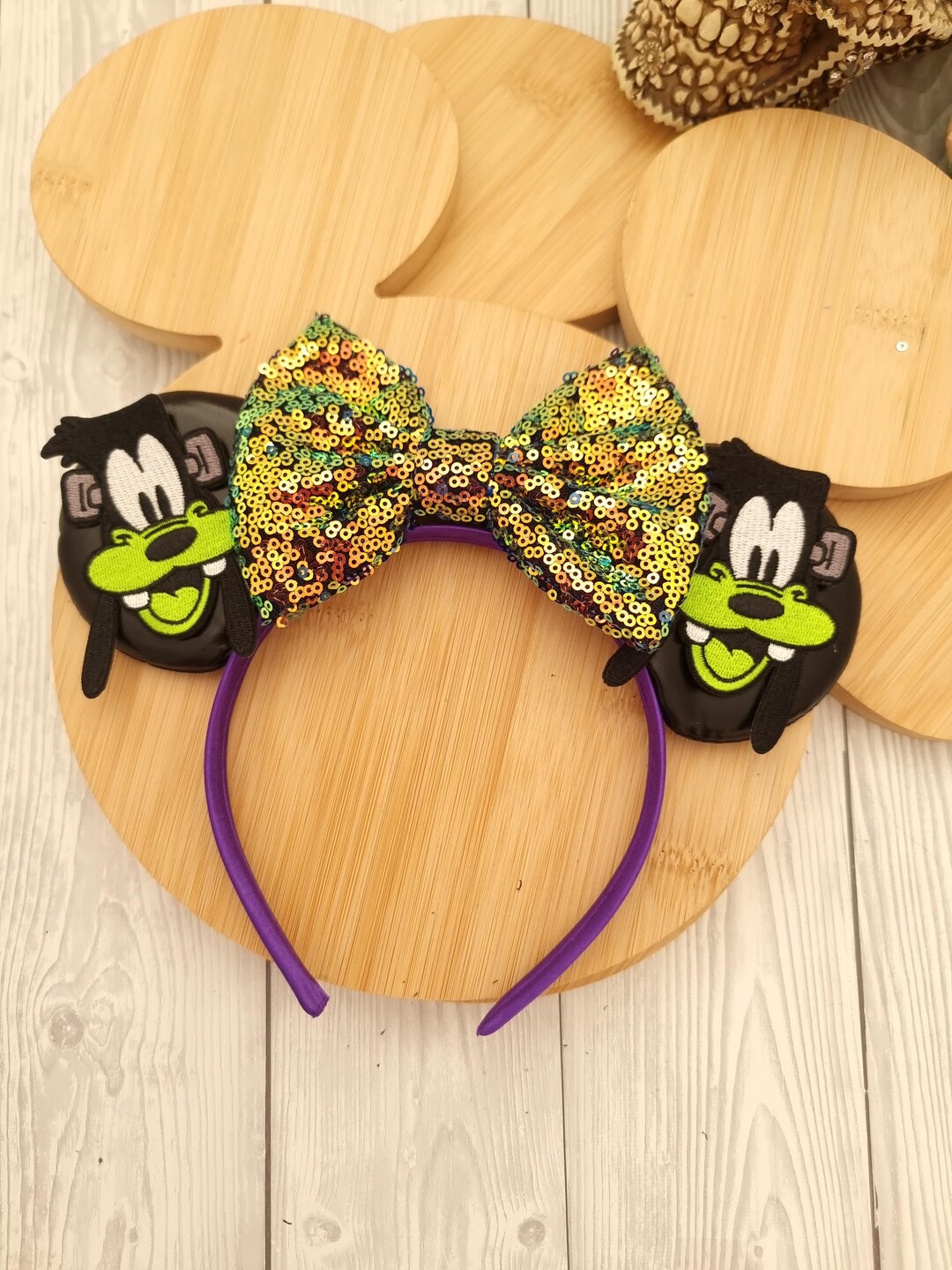 Goofy Frankenstein Ears Halloween Devil Witch Vampire Disneyland ...