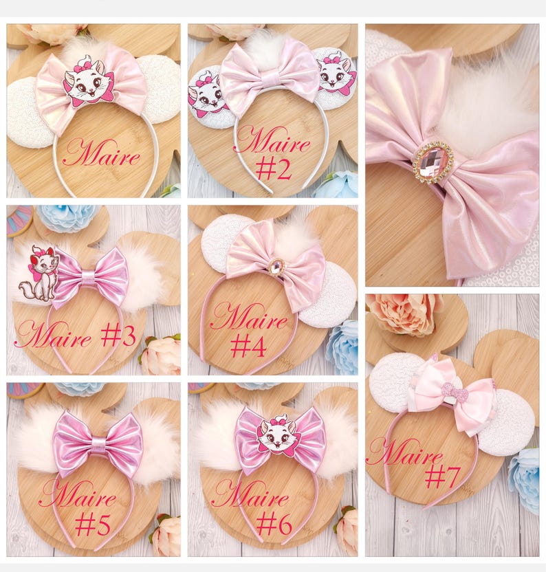 Disney Character Mouse Ears: Princess Beauty and the Beast, Belle ...