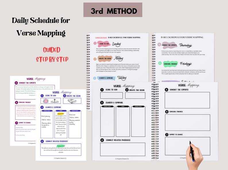 Verse Mapping Journal, Verse Mapping, Verse Mapping Digital, Verse ...
