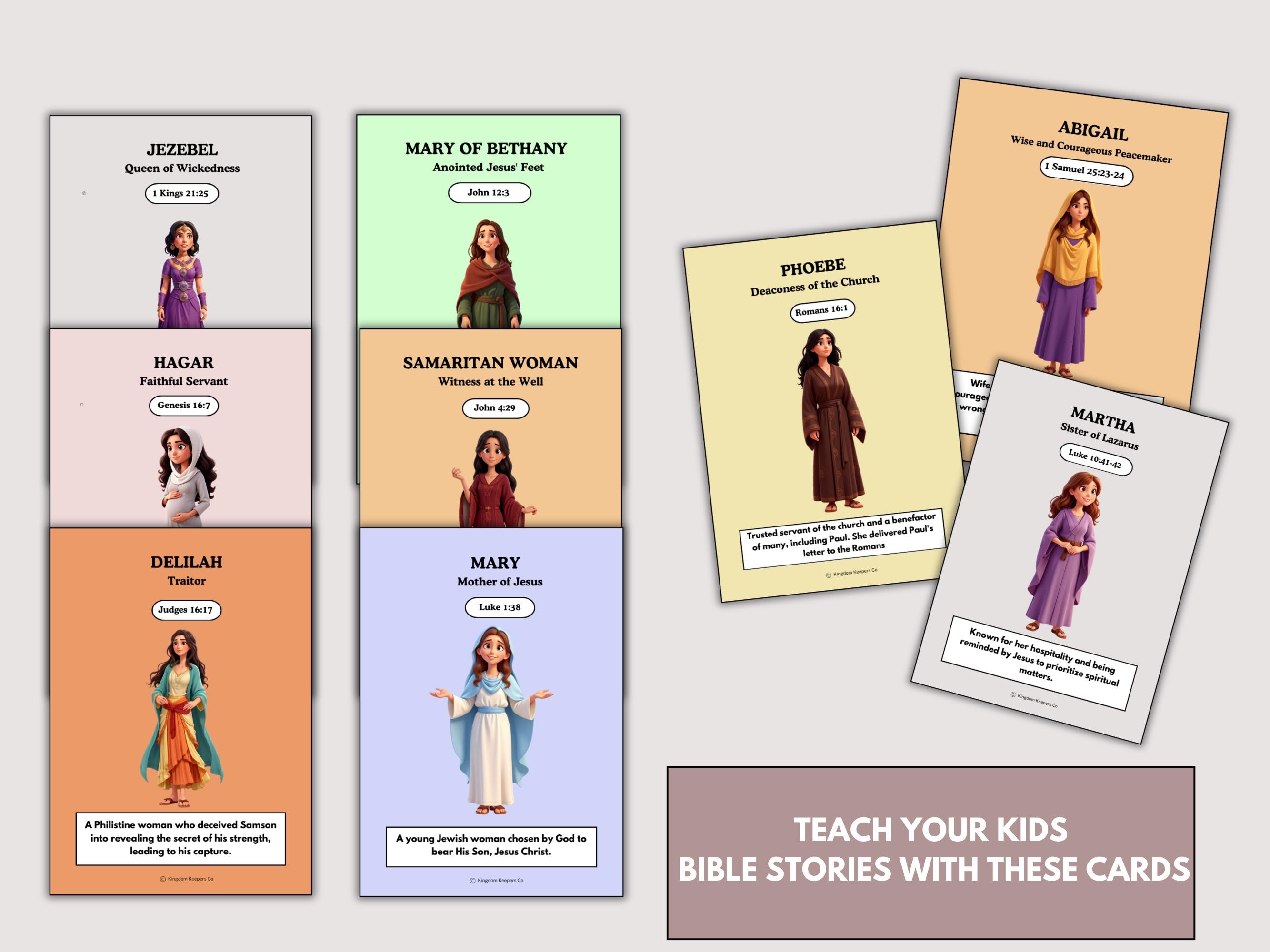 Women Bible Characters, Bible Characters Printables, Bible Character ...