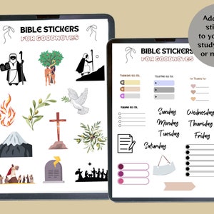 Bible Stickers Transparent, Bible Story Stickers, Bible Stickers Pack ...