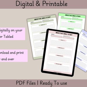 Inductive Bible, Inductive Bible Study Journal, Inductive Bible Study ...