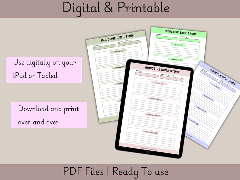 Inductive Bible, Inductive Bible Study Journal, Inductive Bible Study ...