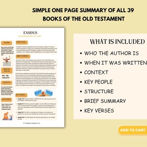 Old Testament Bible Study, Printable Bible Study Guide, Inductive Bible ...