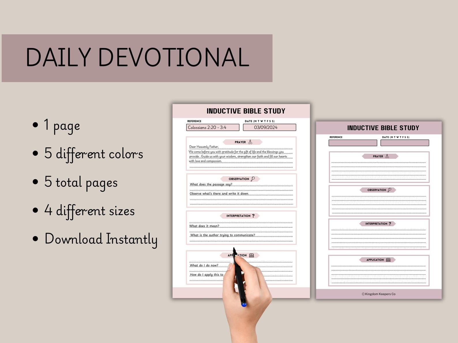 Inductive Bible, Inductive Bible Study Journal, Inductive Bible Study ...