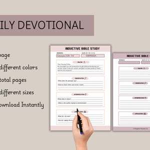 Inductive Bible, Inductive Bible Study Journal, Inductive Bible Study ...