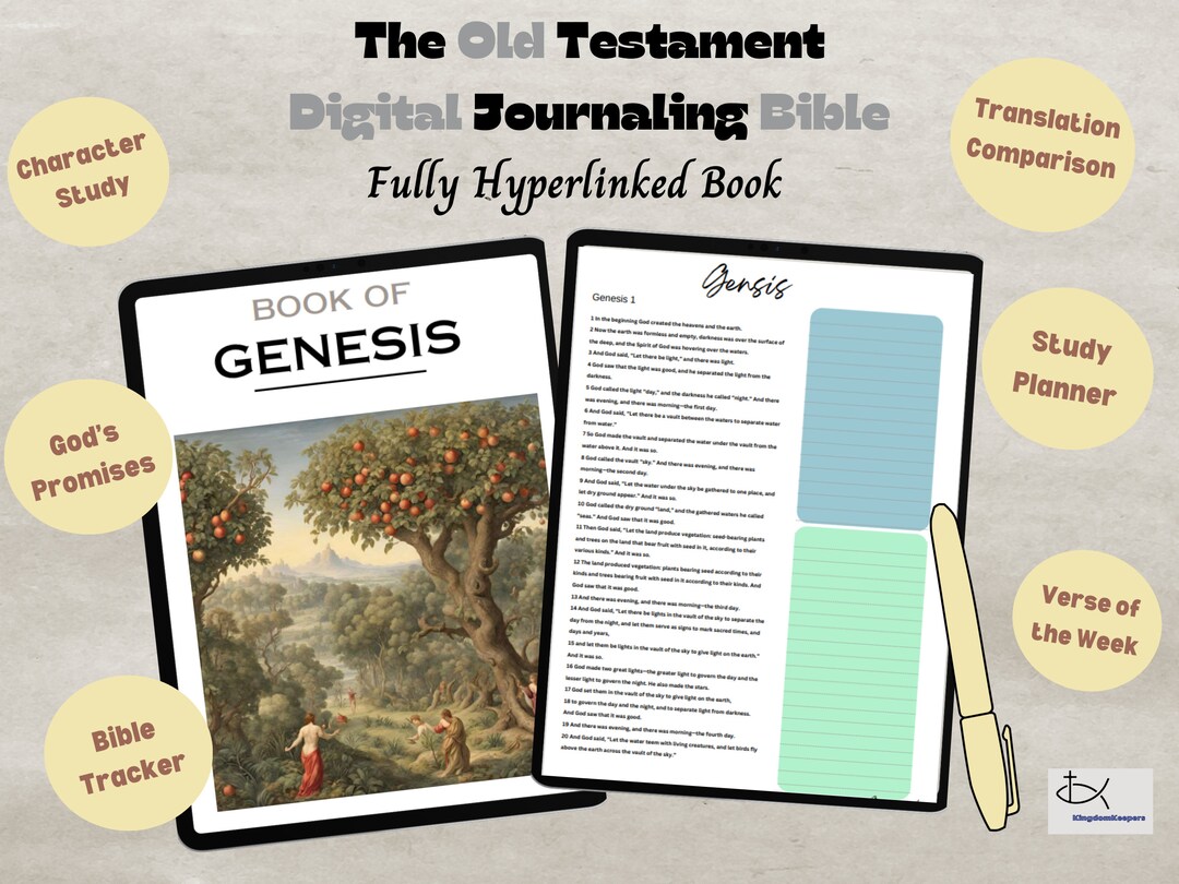 Digital Journaling Bible Digital Bible Study NIV Journaling - Etsy