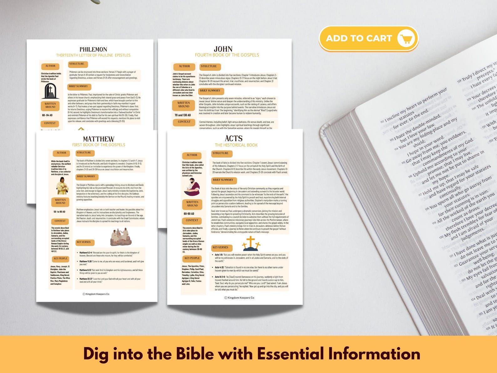 New Testament Bible Study, Printable Bible Study Guide, Inductive Bible ...