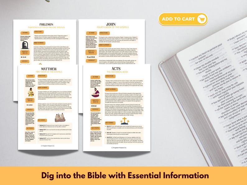 New Testament Bible Study, Printable Bible Study Guide, Inductive Bible ...