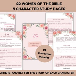 Women Bible Study Guide, Bible Journaling Printable Devotion, Bible ...