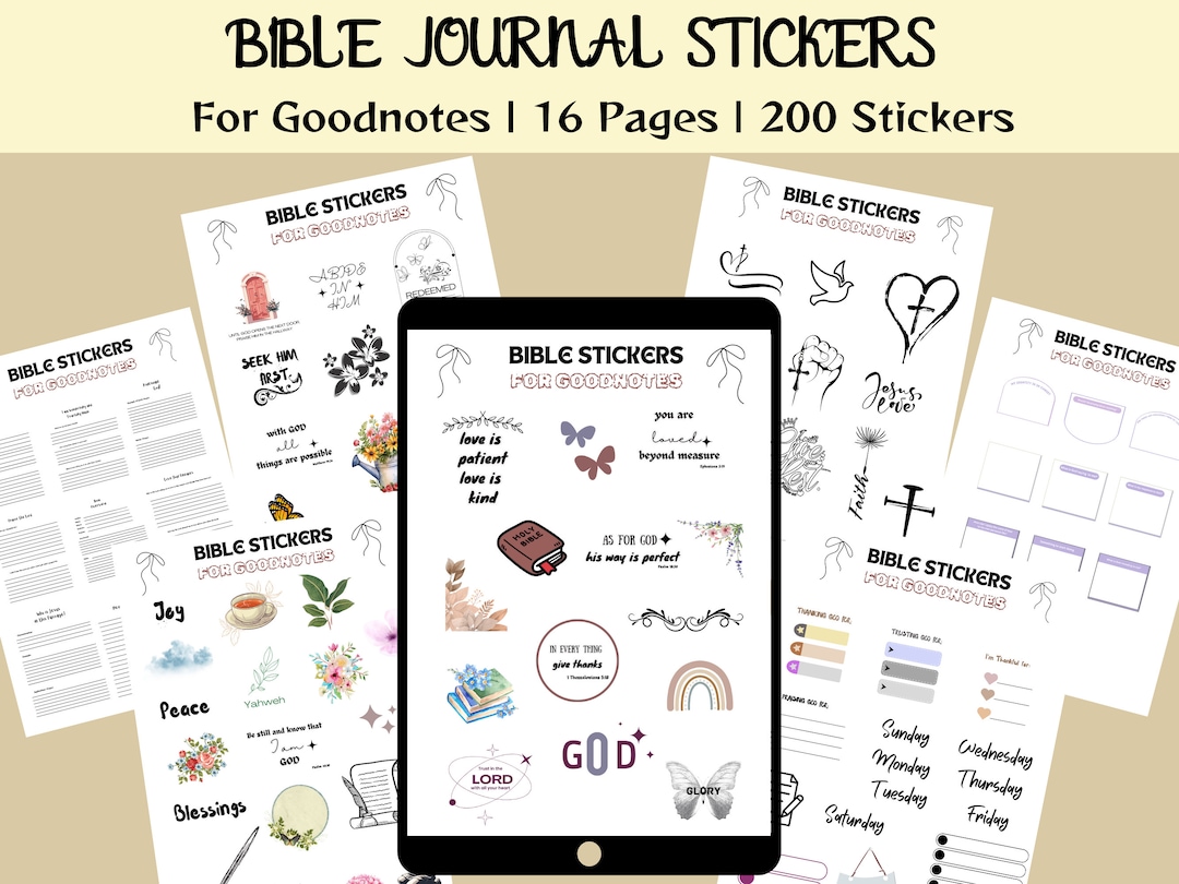 Bible Stories Stickers, Cute Bible Verse Stickers, Bible Stickers for ...