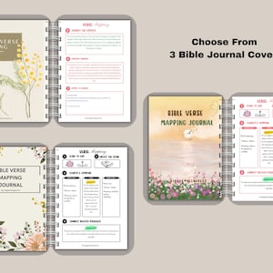 Verse Mapping Bible Study Journal, Verse Mapping Journal, Bible Verse ...