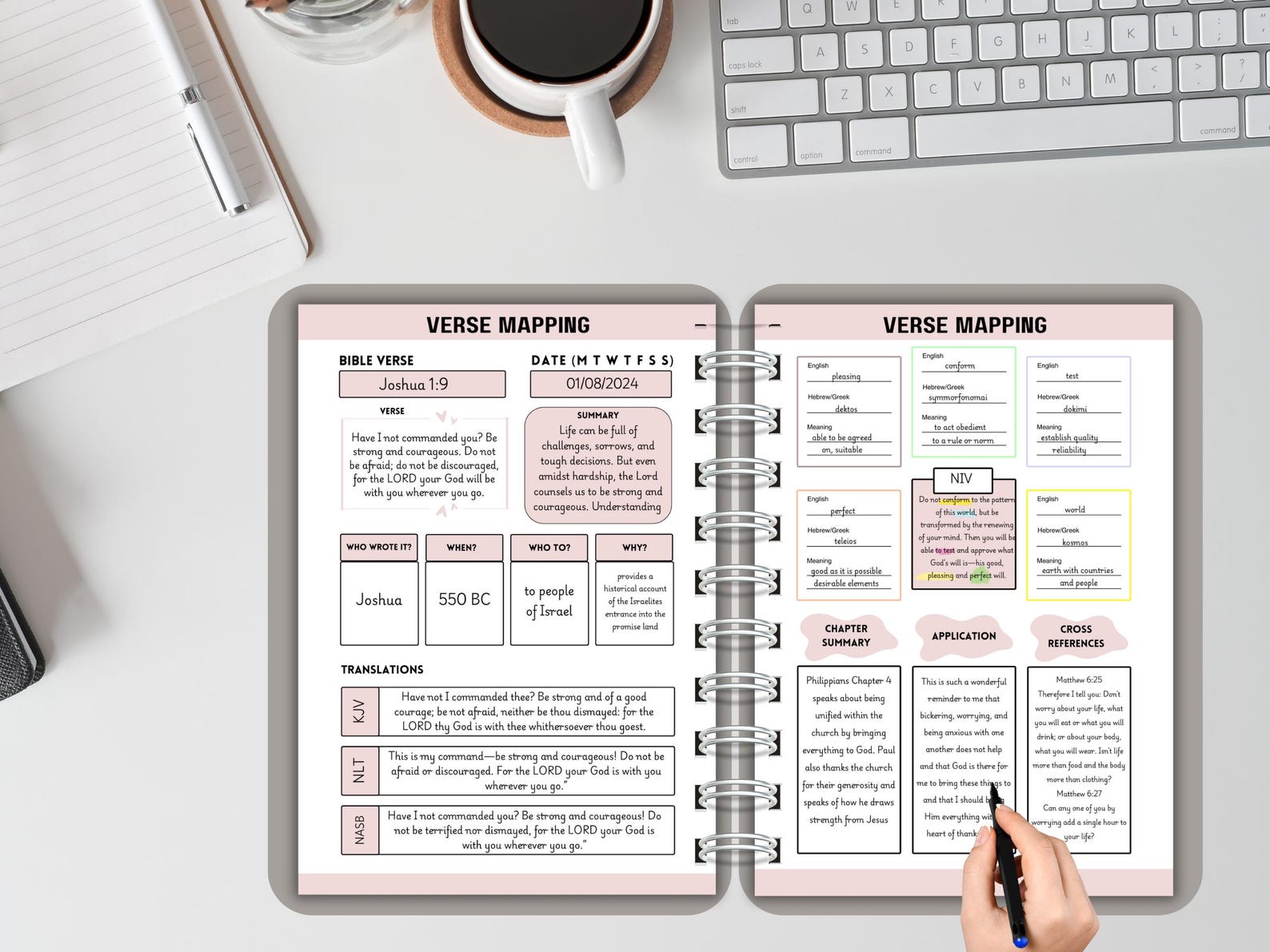 Verse Mapping, Verse Mapping Digital, Verse Mapping Template, Verse ...