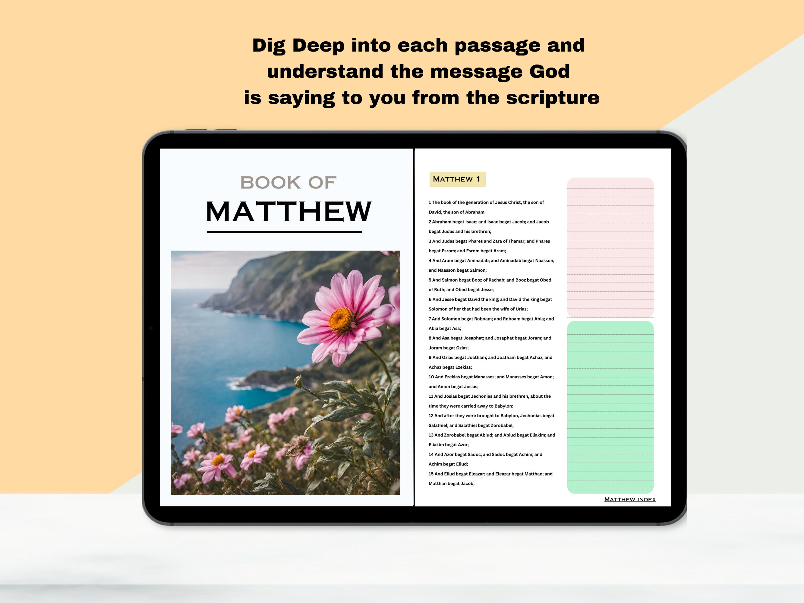 Digital Journaling Bible, Digital Bible Study, Kjv Journaling Bible ...