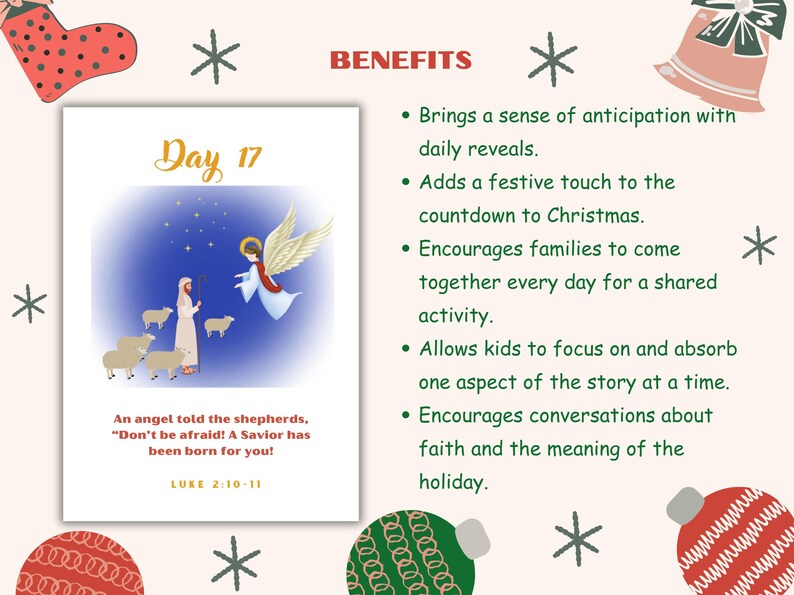 Nativity Christmas Advent Scripture, Christmas Story Scripture Cards ...