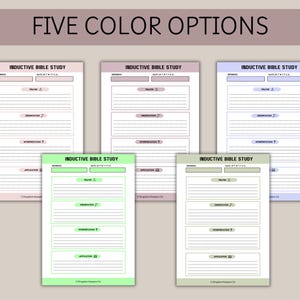 Inductive Bible, Inductive Bible Study Journal, Inductive Bible Study ...