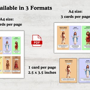 Bible Characters Printables, Bible Character Cards, Old Testament ...