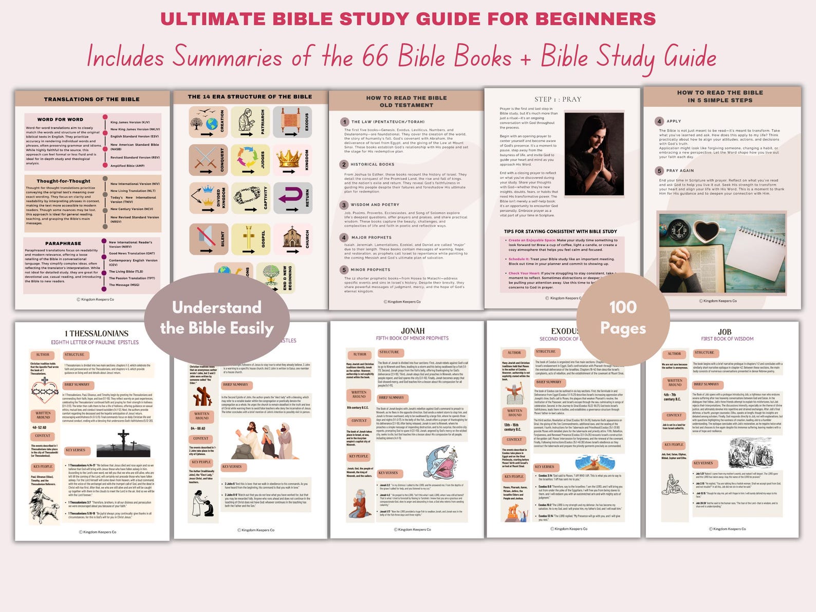 Beginner Bible Study Guide, Inductive Bible Study Guide, Bible Study ...