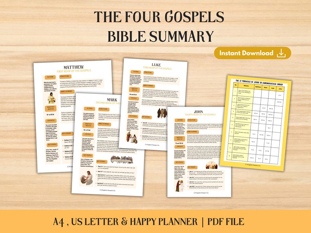 Gospels Made Simple, New Testament Bible Studies, Gospel Prints, Bible ...