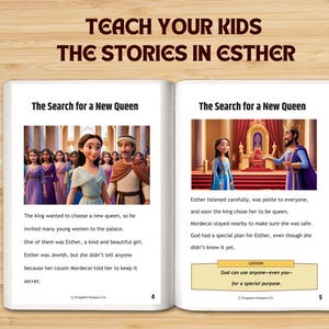 Esther Bible Story, Esther Bible, Old Testament Bible, Bible Story Kid ...