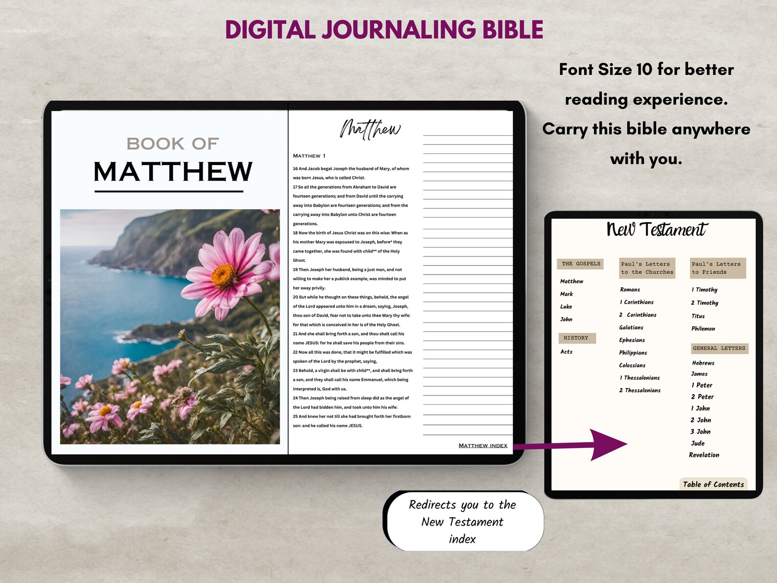 Digital Journaling Bible, Digital Bible Study, Kjv Journaling Bible ...