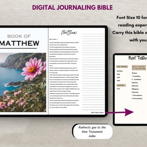 Digital Journaling Bible, Digital Bible Study, Kjv Journaling Bible ...