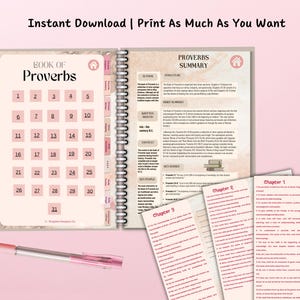 Bible Proverb, Digital Bible Journal KJV, Bible Study Proverbs, Bible ...