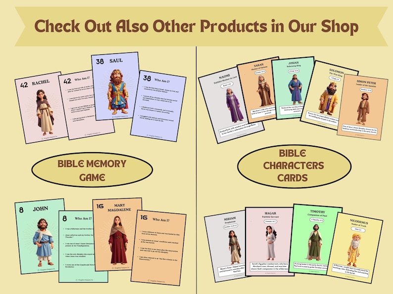 Printable Character Bible Study IN FRENCH, Bible Studies for Kids ...