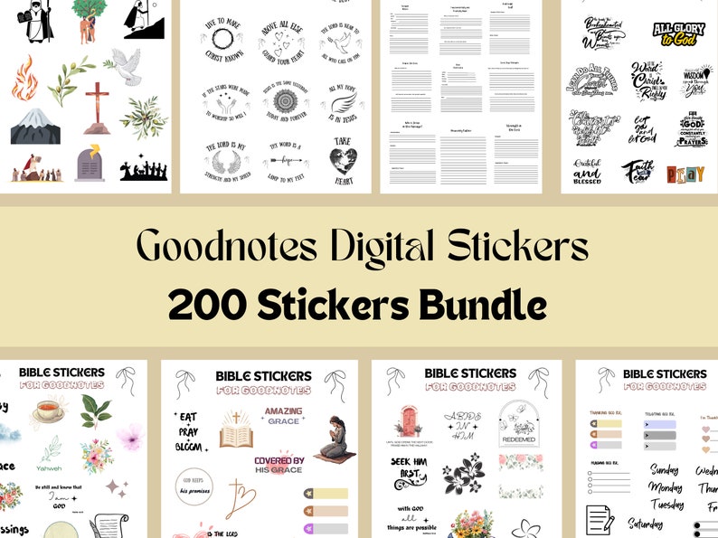 Bible Stickers Transparent, Bible Story Stickers, Bible Stickers Pack ...