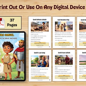 Bible Story Kid, David and Goliath, 1 Samuel Bible, Children Bible ...