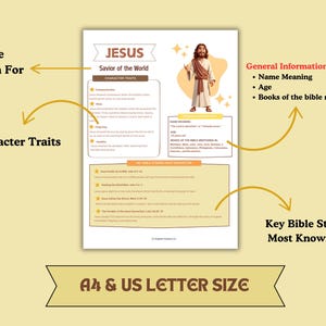 Bible Characters Printables, Bible Character Cards, Old Testament ...