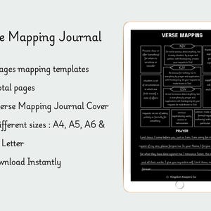Verse Mapping, Verse Mapping Digital, Verse Mapping Template, Verse ...
