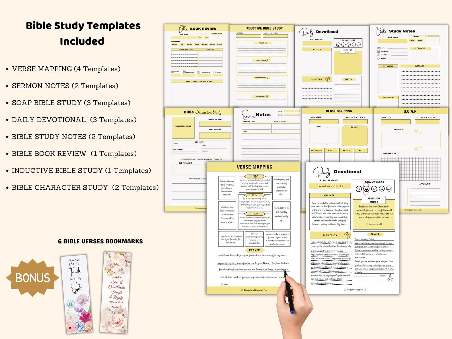 Bible Printable Summaries, Bible Study Guide, Inductive Bible Study ...