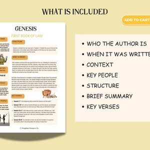 Genesis Printable, Book of Genesis, Bible Study Cheat Sheets, Guided ...