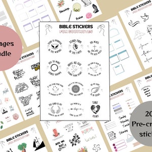 Bible Stickers Transparent, Bible Story Stickers, Bible Stickers Pack ...