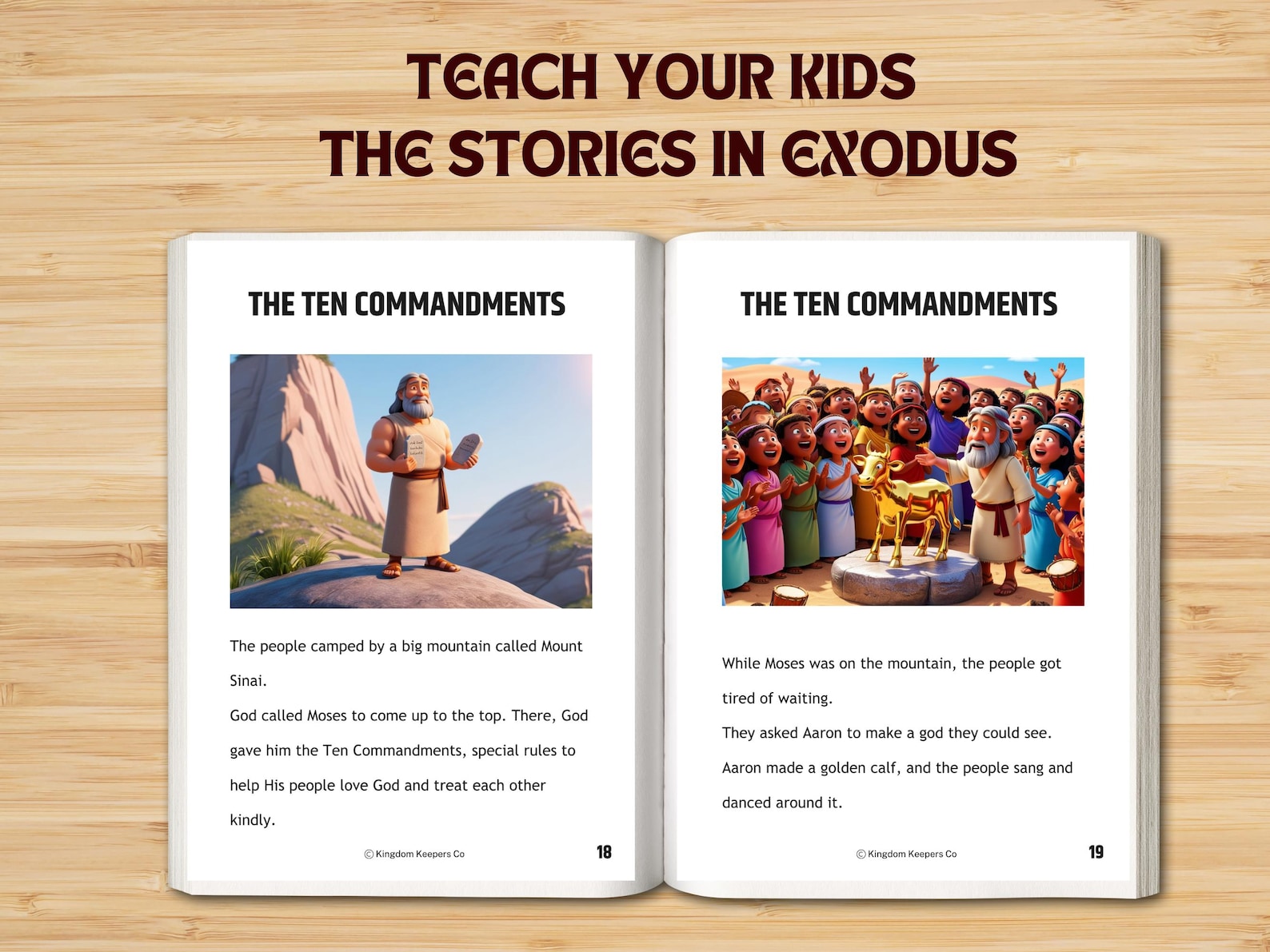Exodus Bible Kids, Exodus Bible, Moses Exodus Print, Bible Story Kid ...
