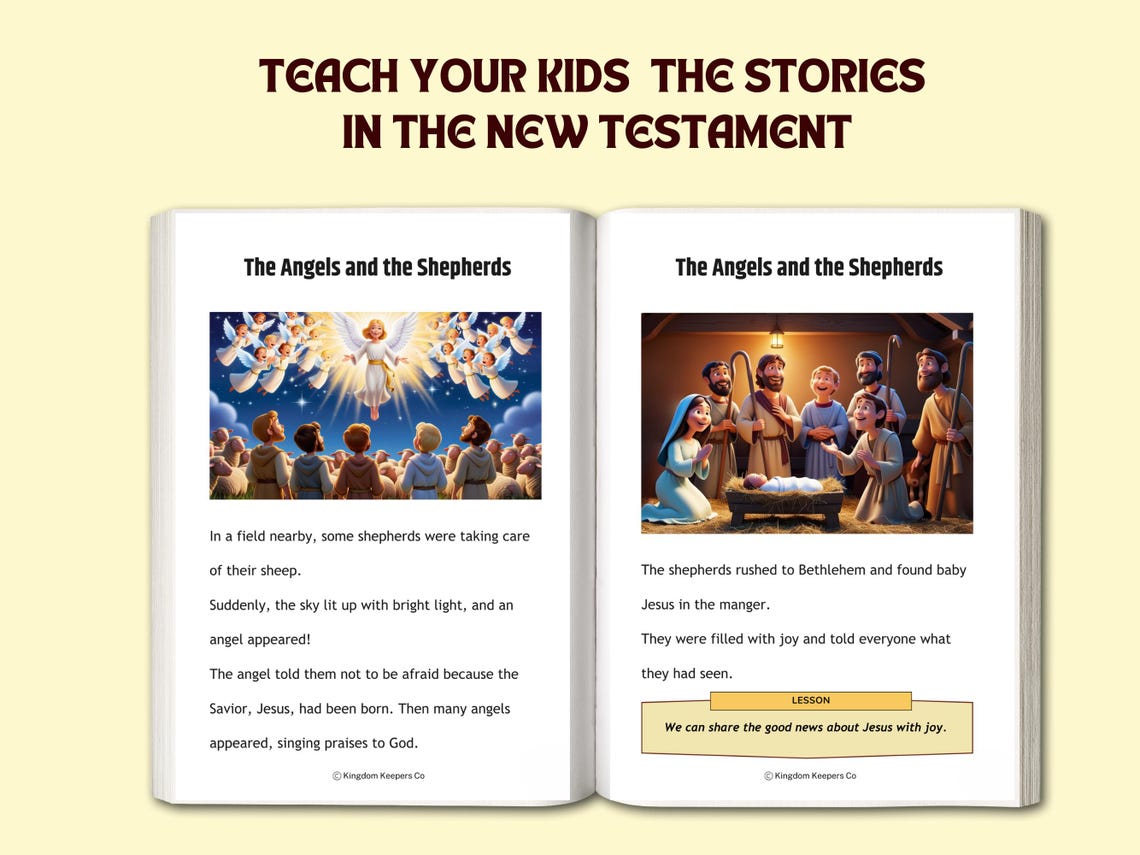 Child's First Bible, Kids Bible Study Lesson, Sunday School Lesson ...