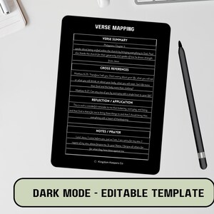 Verse Mapping, Verse Mapping Digital, Verse Mapping Template, Verse ...