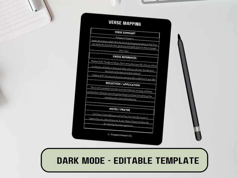 Verse Mapping, Verse Mapping Digital, Verse Mapping Template, Verse ...