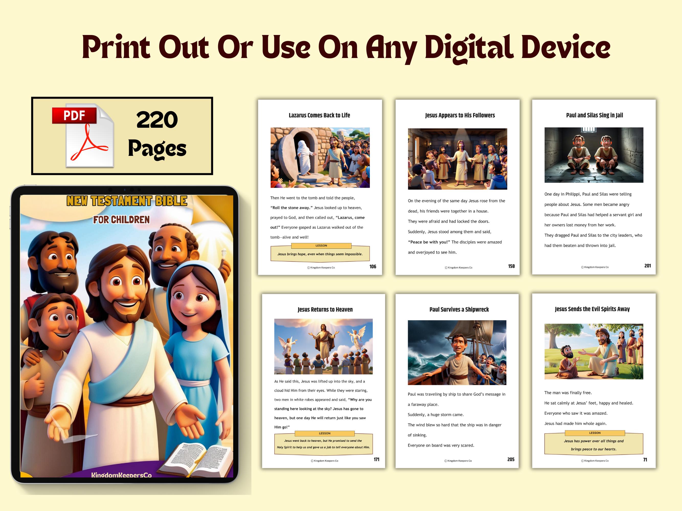 New Testament Stories, Jesus Bible Stories Kids, Kids Bible New ...