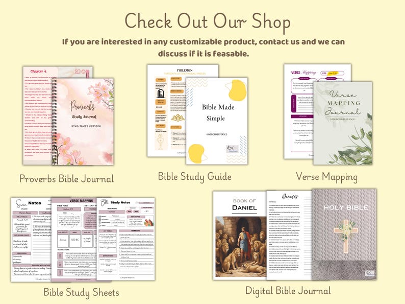 Old Testament Bible Study, Printable Bible Study Guide, Inductive Bible ...