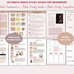 Beginner Bible Study Guide, Bible Study Templates, Bible Study Cheat ...