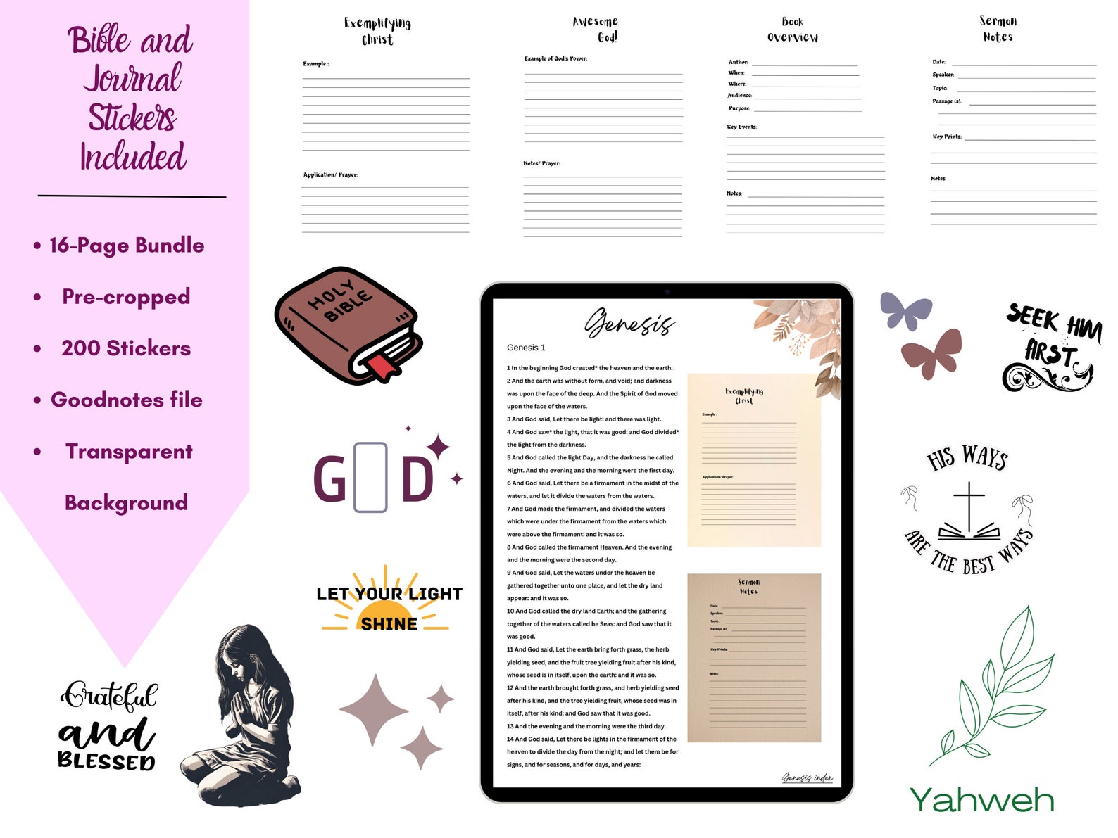 Kjv Bible Goodnotes, Bible Journaling Goodnotes, Goodnotes Bible Study ...