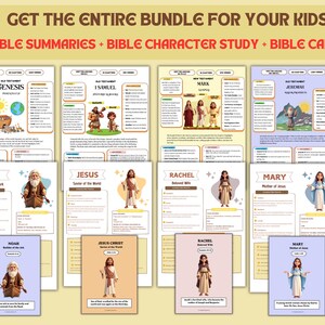 Bible Characters Printables, Bible Character Cards, Old Testament ...