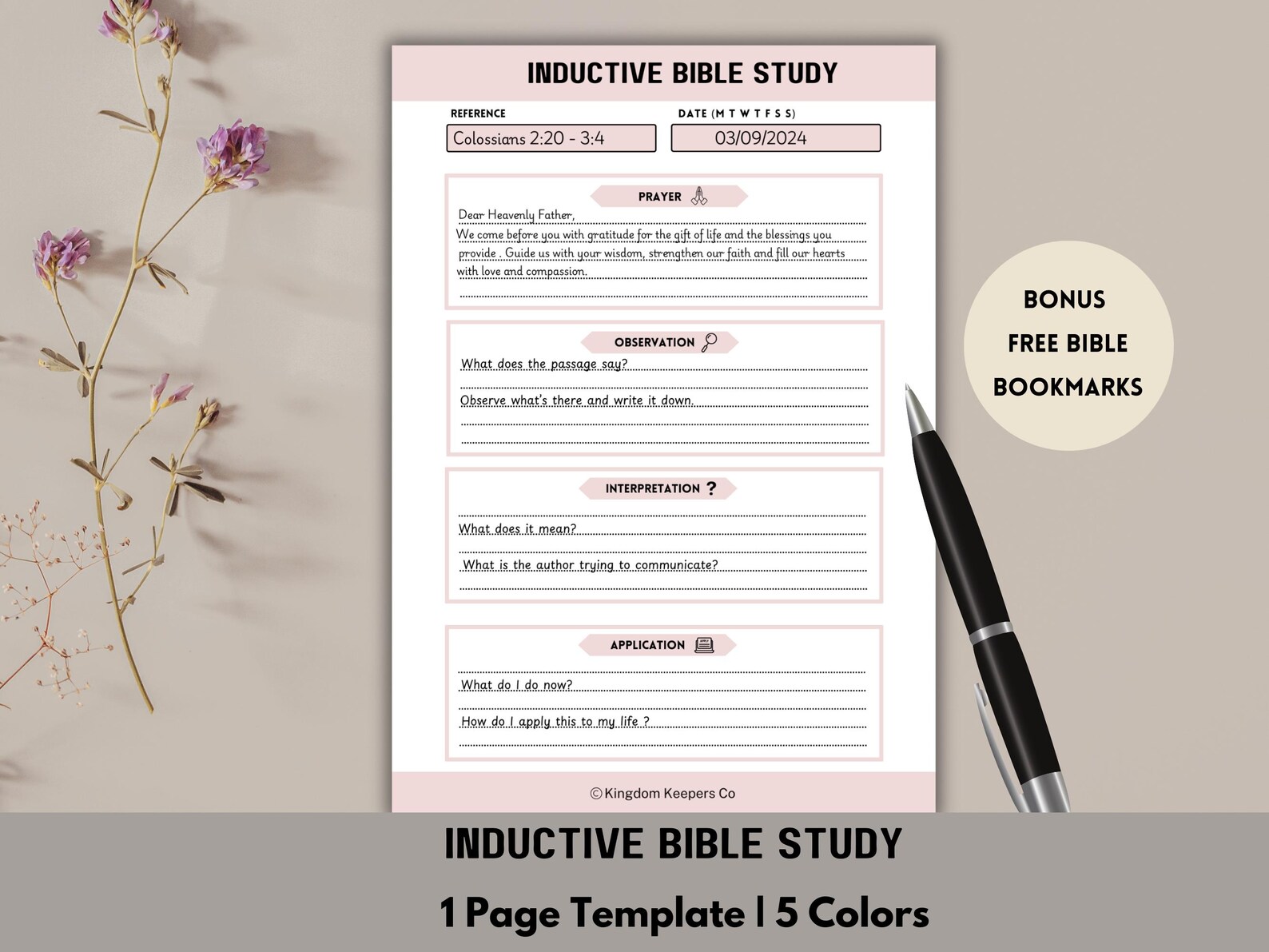 Inductive Bible, Inductive Bible Study Journal, Inductive Bible Study ...