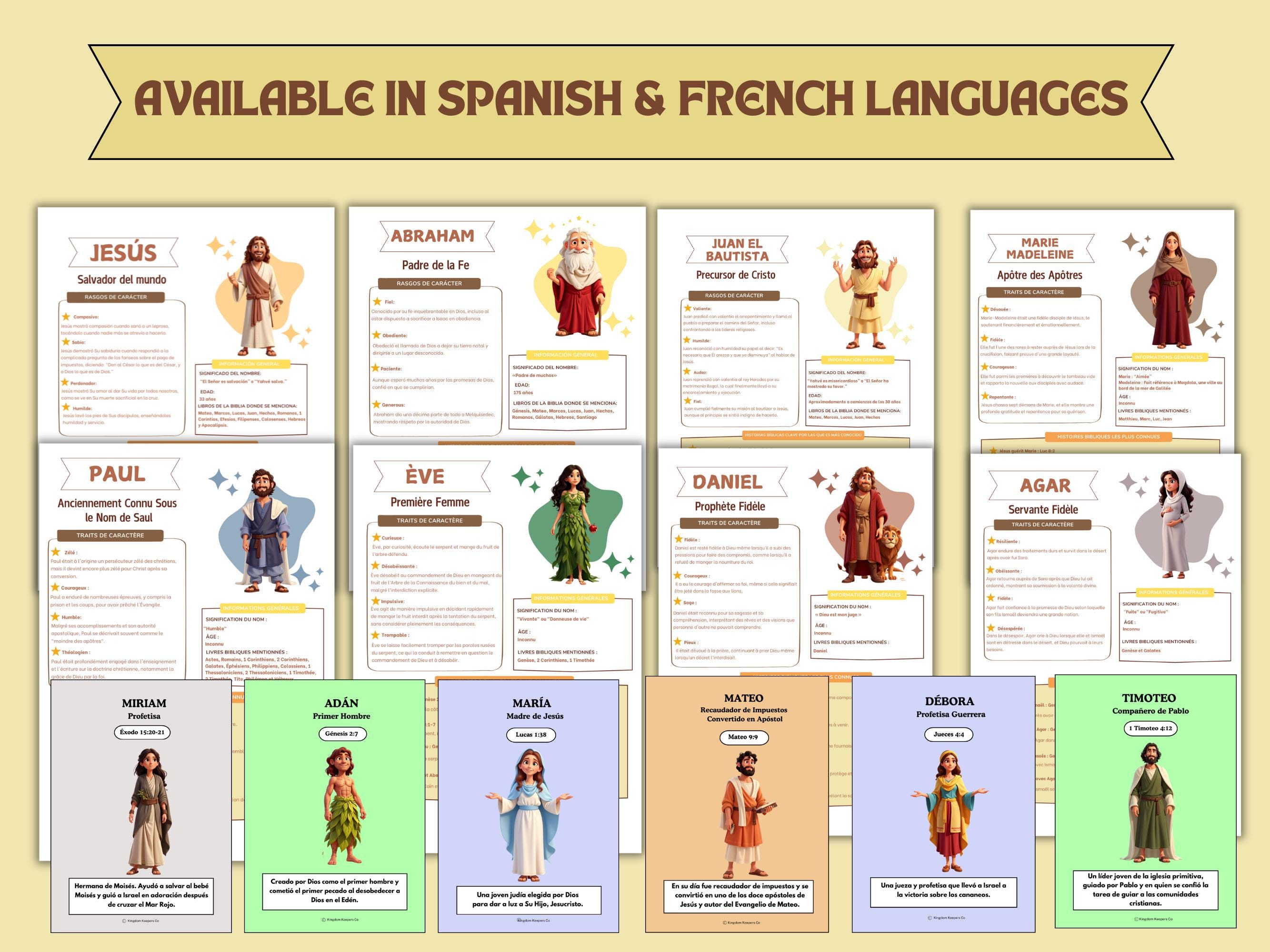 New Testament Bible Characters, Bible Character Cards, New Testament ...