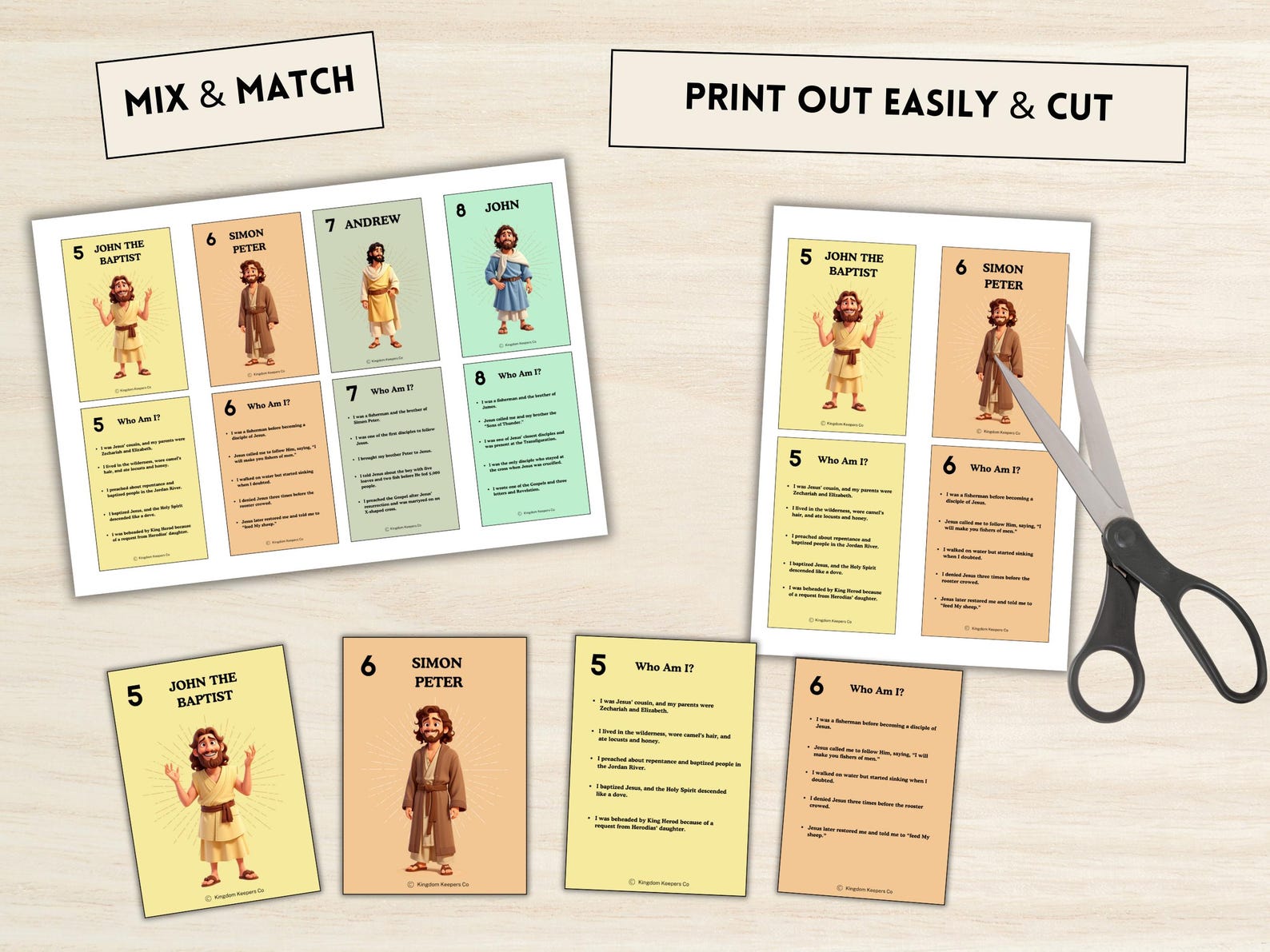 Bible Memory Game, Bible Memory Matching Game, Bible Games Printable ...