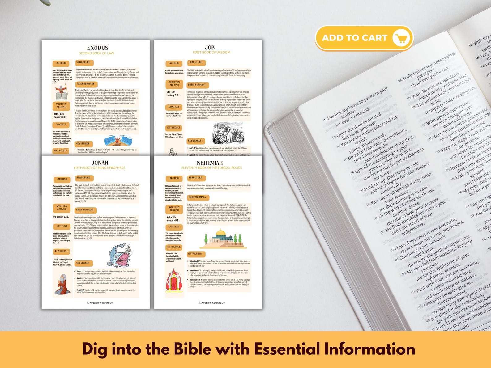 Old Testament Bible Study, Printable Bible Study Guide, Inductive Bible ...